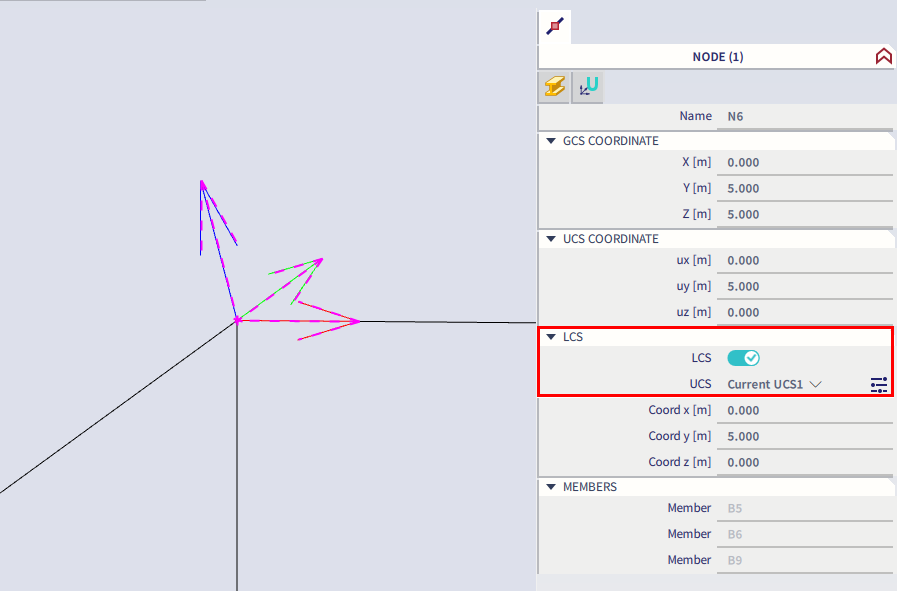 Local coordinate system of a node (FAQ)
